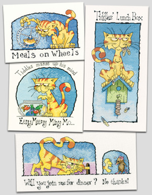 Cross stitch designs by Heritage Crafts - Tiddles!